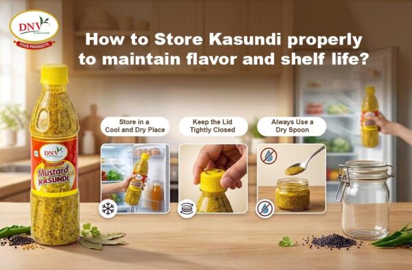 How to Store Kasundi properly to maintain flavor and shelf life?